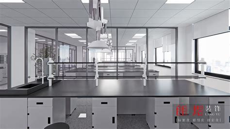 化工厂中心实验室装修效果图 成都朗煜工装公司