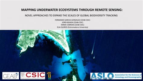 Pdf Mapping Underwater Ecosystems Through Remote Sensing Novel Approaches To Expand The
