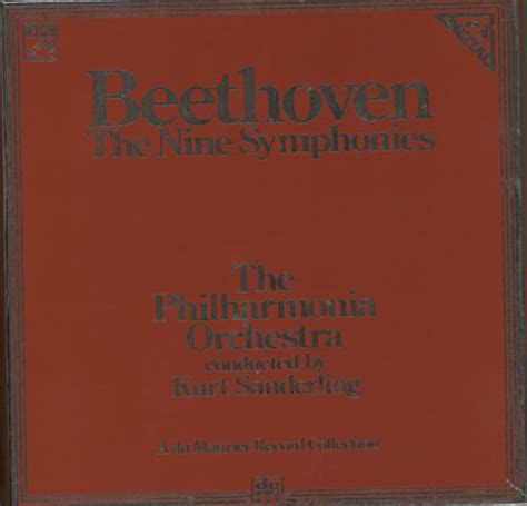 Ludwig Van Beethoven The Nine Symphonies Uk Vinyl Box Set —