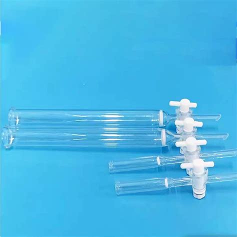 Lab Borosilicate Glass Chromatographic Column With Ptfe Stopcock Buy