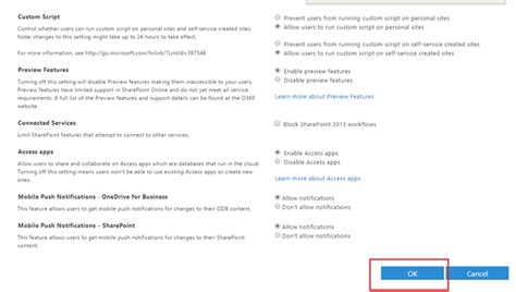 Enable Custom Script In Sharepoint Online