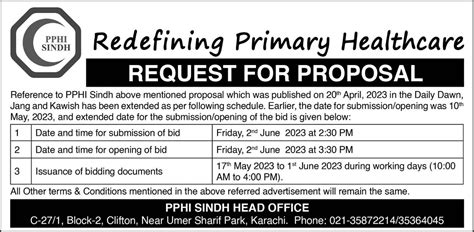 Pphi Sindh On Twitter Advertisement Of Extension In Date Of Request