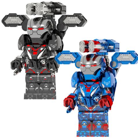 【low Price】superhero War Machine Iron Man Third Party Assembly Building