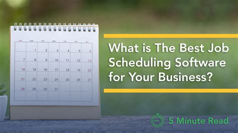 What Is The Best Job Scheduling Software For Your Business RealGreen Blog