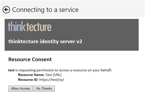 Oauth2 In Thinktecture Identityserver V2 Using The Implicit Flow With