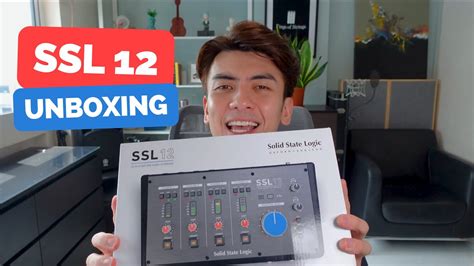 Ssl 12 Audio Interface Unboxing And First Look Youtube