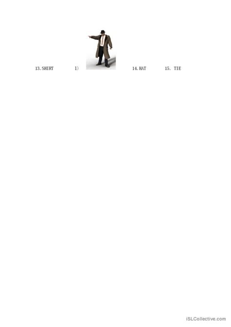 Clothes Vocabulary Pictionary Pictu English Esl Worksheets Pdf And Doc