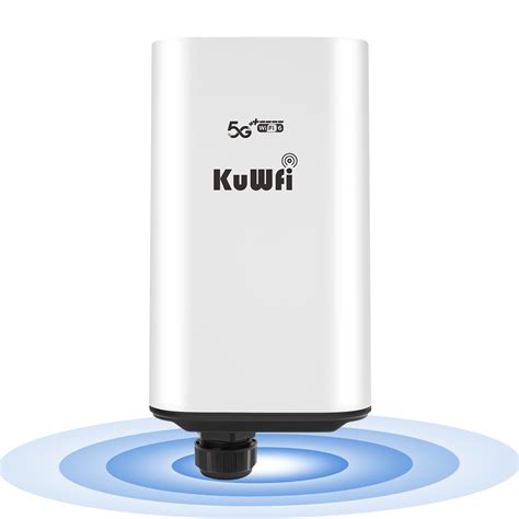 4 6gbps Kuwfi Dual Band 5g Cpe Nsa Sa High Speed Wifi6 Rj45 Rj11 Port Indoor 5g Wifi Router With