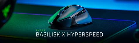 Mouse Gamer Sem Fio Razer Basilisk X Hyperspeed botões DPI Preto RZ MO BA RT