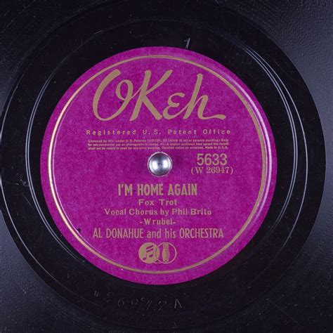 Im Home Again Al Donahue And His Orchestra Free Download Borrow