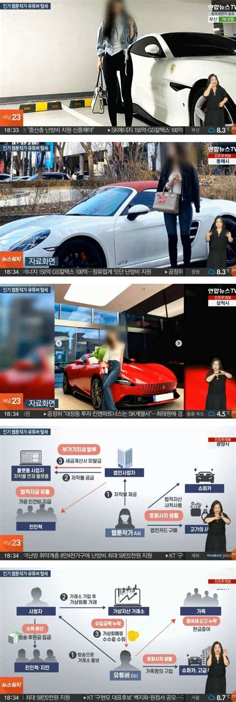 슈퍼카 자랑하던 유명 웹툰 작가