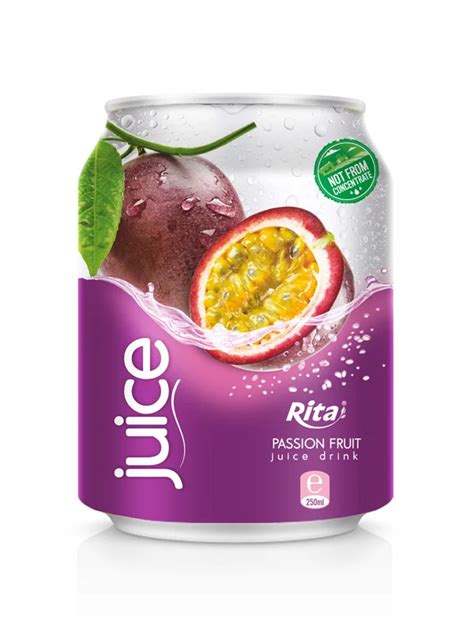 Manufacturers Beverage Passion Fruit Juice Rita Rita Beverage