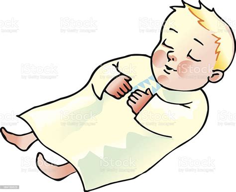 Ilustración De Niño Durmiendo Y Más Vectores Libres De Derechos De Bebé