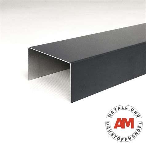 Aluminium U Profile Ral 7016 Anthrazitgrau Kaufen Nach Maß