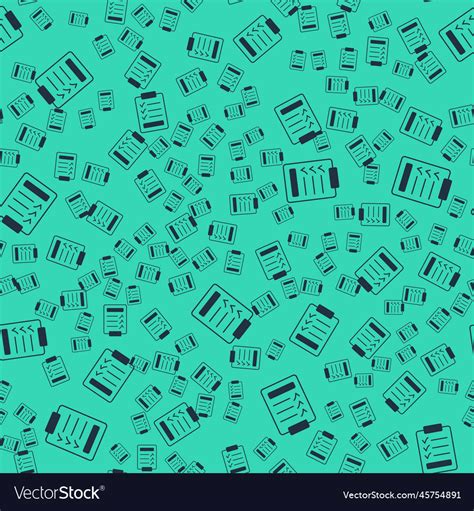 Black Clipboard With Checklist Icon Isolated Vector Image