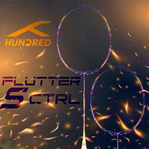 Jual Raket Badminton Hundred Flutter S Control Shopee Indonesia