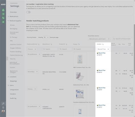 Specify Item Details