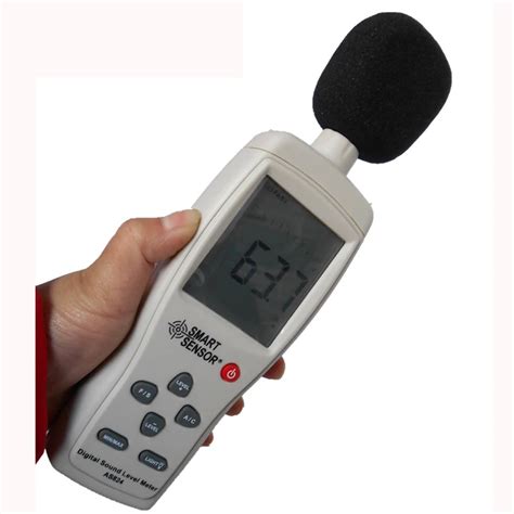 Smart Sensor AS Digital Sound Level Meter Sound Pressure Level DB Noise Meter Free