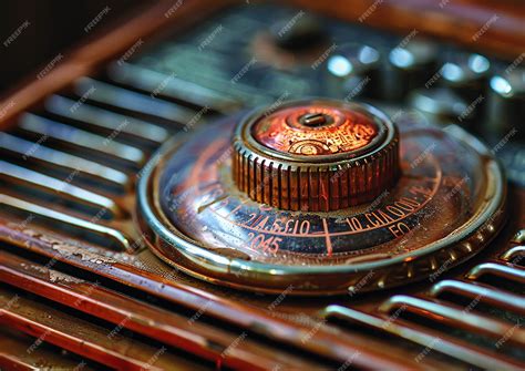 Premium Photo Crackling Broadcasts Classic Radio Tuning Dial