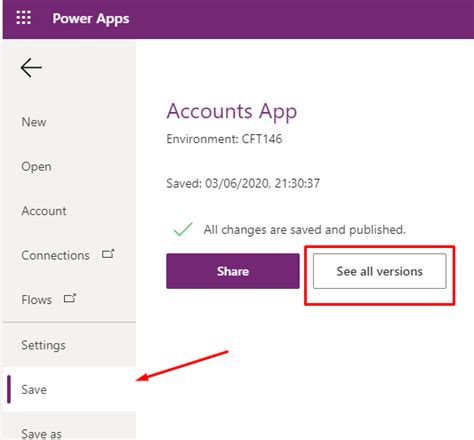 Restore Older Version Of A Canvas Power App Power Platform D Demystified