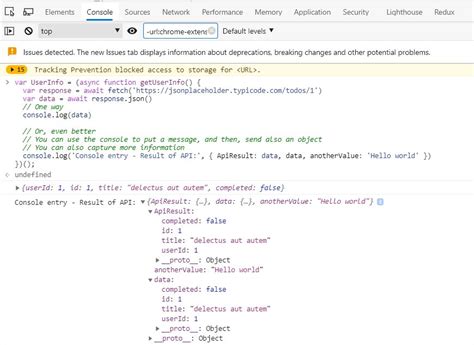 fetch javascript set api json return to a variable not console log
