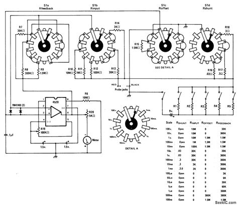 Understanding The Sanwa Analog Multimeter Circuit Diagram