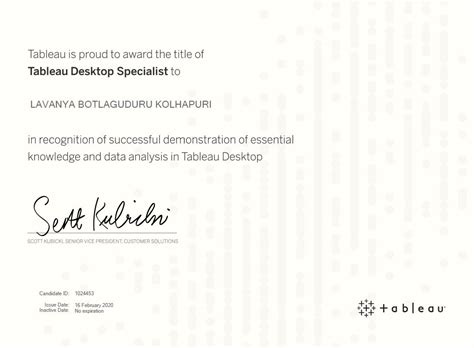 Lavanya B Kolhapuri On Linkedin Tableau Tableaucertified 11 Comments