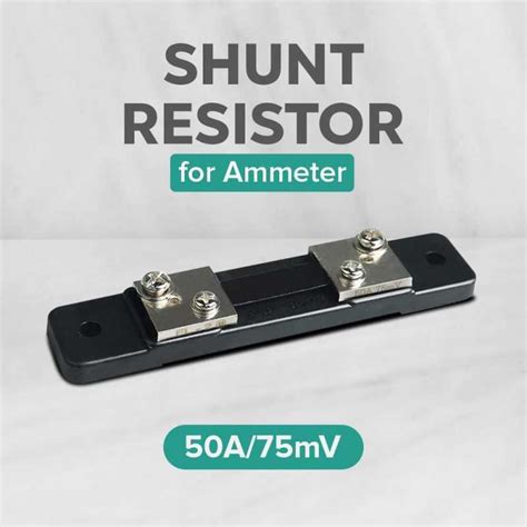 Jual Taiye Shunt Resistor 75mv For Ammeter Ampere Meter Fl 2 Alat Serba