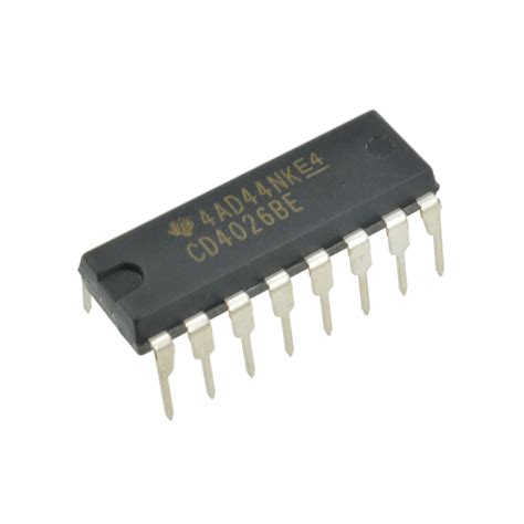 10PCS CD4026 CD4026BE 4026 IC DIP 16 CMOS Counters Decade Divider IC M