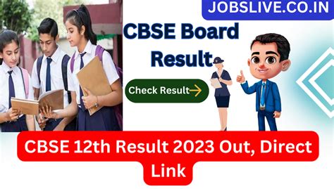 CBSE 12th Result 2023 Out Direct Link Cbse Gov In