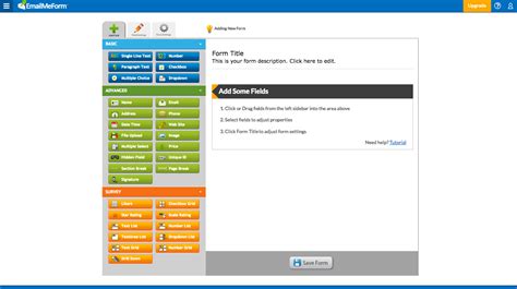Basic Advanced And Survey Fields Help And Support Knowledge Base