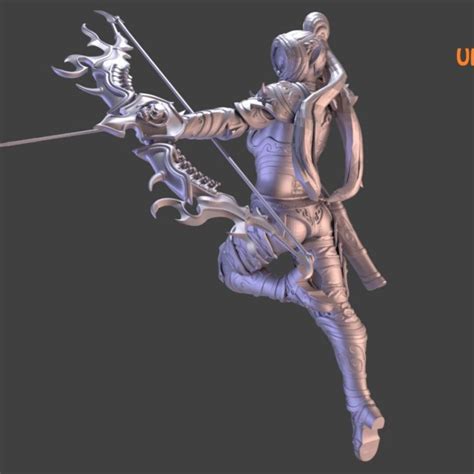 Dark Elf Archer In Armor Sfw Nsfw Pinup Dark Elves Of Briarwood Bunch O Minis Mm Mm