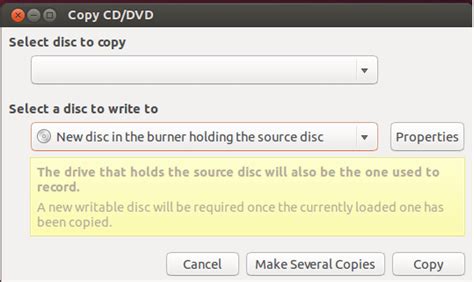 Daily Ubuntu Tips Copy Cd And Dvd Discs Using Ubuntu Liberian Geek