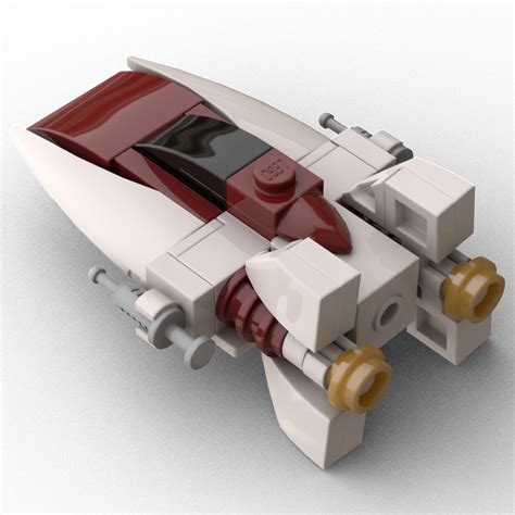 Lego Moc A Wing Starfighter Premium Edition Micro Scale By Xigphir