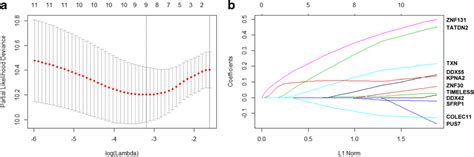 Selection Of The Optimal Genes For Modeling By Lasso Penalized Cox