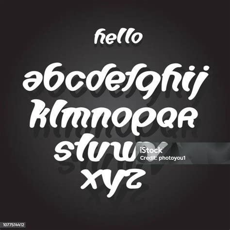 字體 Abc 字母表集向量圖形及更多創作性圖片 創作性 字母表 抽象 Istock