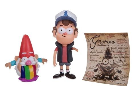 Gravity Falls 3 Mini Figure Dipper And Barfing Gnome