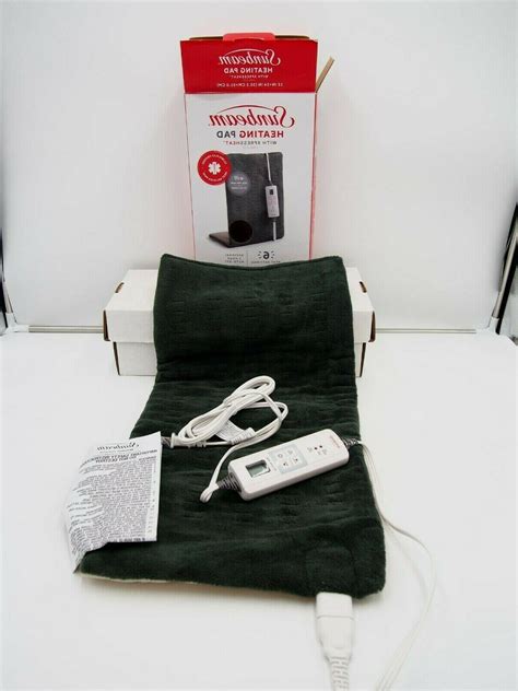 Sunbeam Xpressheat Heating Pad King Size Green