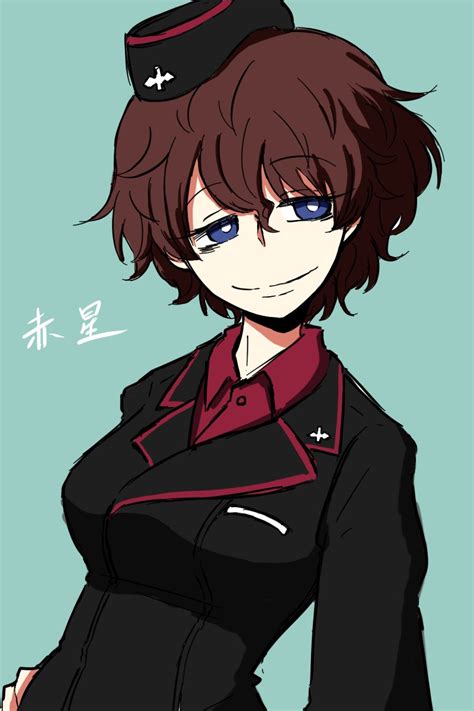 Akaboshi Koume Girls Und Panzer Drawn By Noumen Danbooru