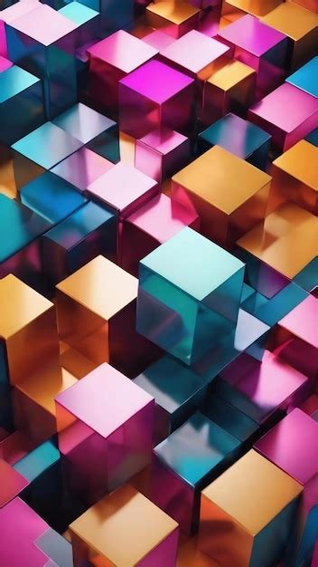 Premium Photo Abstract 3d Rendering Cubesseamless Background