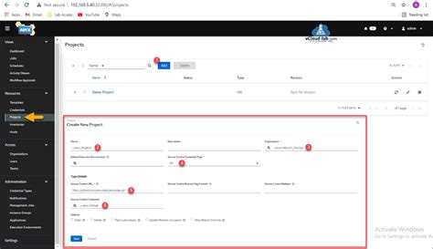 Step By Step Guide To Configure First Project Job Template On Ansible