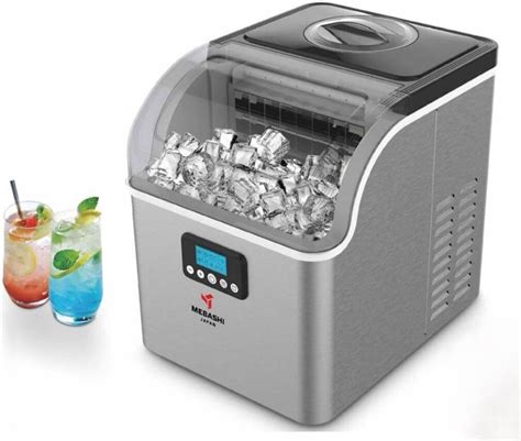 Mebashi 25l Ice Maker 20kg 24hrs Capacity Small Large Ice Sizes