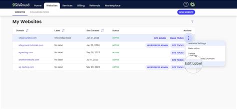 How To Add A Label To A Website Siteground Kb