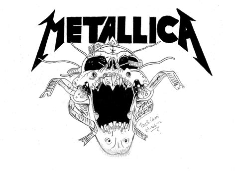 Metallica Logo Coloring Pages