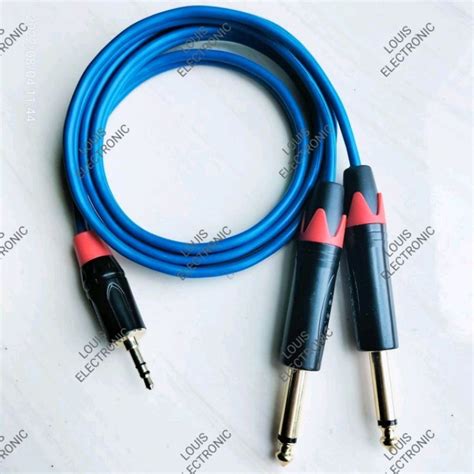 Jual Kabel Audio Jack Hp Laptop Ke Mixer Aux Mm Stereo To Akai