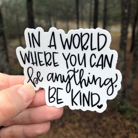 Be Kind Laptop Sticker Vinyl Decal