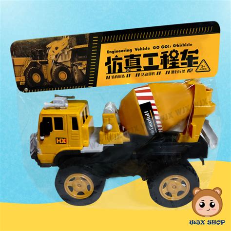 Wjx Simulation Construction Engineering Yellow Cement Mixer Truck Lorry