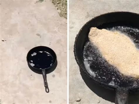 El Argentino Que Cocinó Una Milanesa Frita Al Sol Y Se Volvió Viral