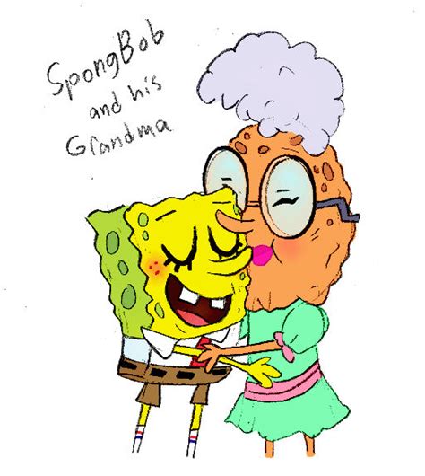 Spongebob And His Grandma By Trendystamacigian On Deviantart