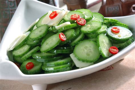 蒜片乳瓜 中国菜系 食品餐饮 摄影 汇图网www huitu